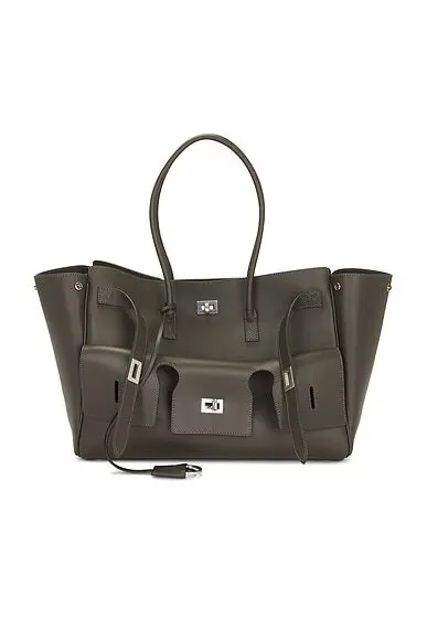 Balenciaga Bel Air Medium Carry Bag - Khaki