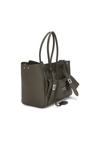 Balenciaga Bel Air Medium Carry Bag - Khaki