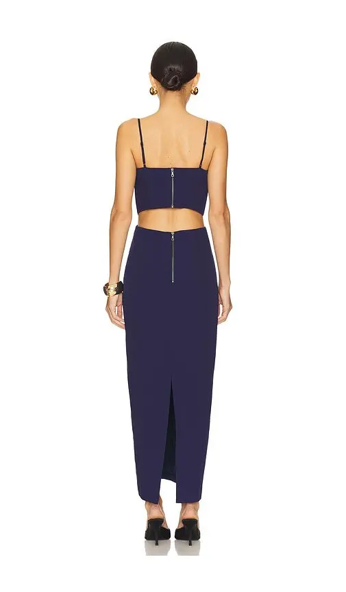 Bardot Martini Midi Dress - Navy
