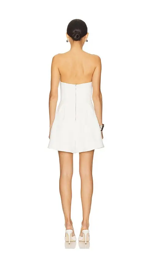 Bardot Karoline Strapless Playsuit - White
