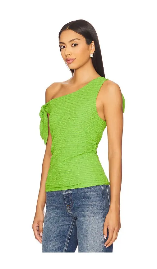 Astr The Label One Shoulder Top With Tie Detail