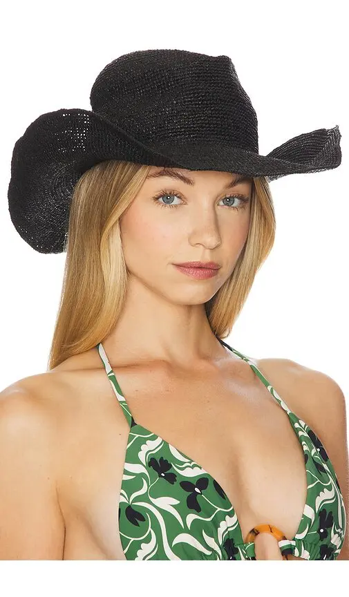 CASA CLARA Cowboy Hat - Black