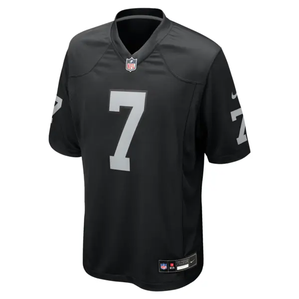 Nike Geno Smith Las Vegas Raiders Nfl Game Jersey - Black