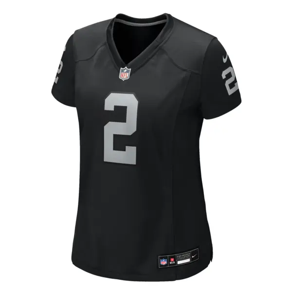 Nike Ashton Jeanty Las Vegas Raiders 2025 Nfl Draft First Round Pick Nfl Game Jersey - Black