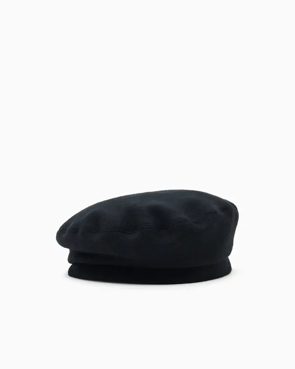 Giorgio Armani Cashmere Beret - Black