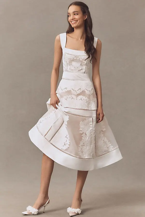 slim fit dress slacks Fit & Flare Mini Dress main image 0
