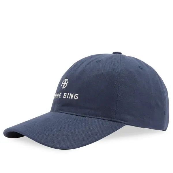 ANINE BING Jeremy Baseball Cap - Washed Navy