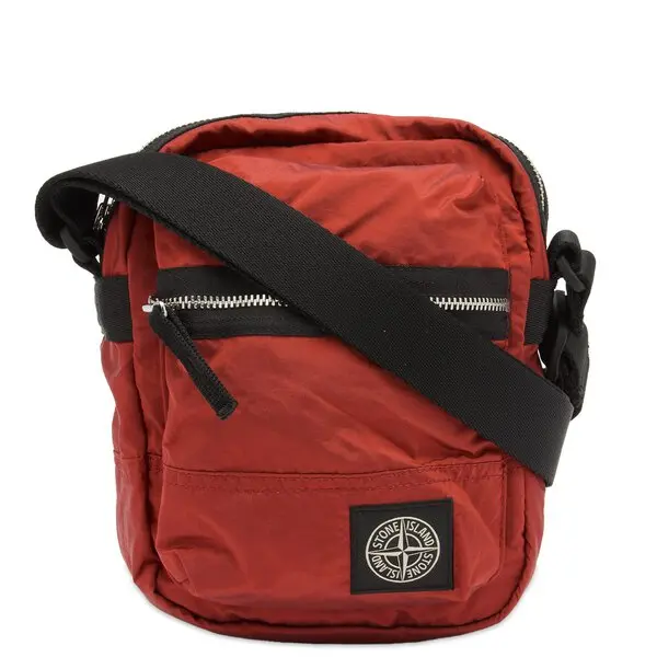Stone Island Nylon Metal Pouch Bag - Scarlet