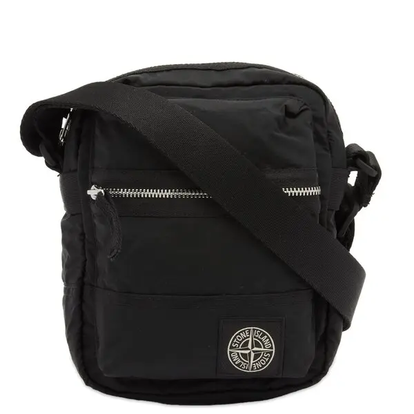 Stone Island Nylon Metal Pouch Bag - Black