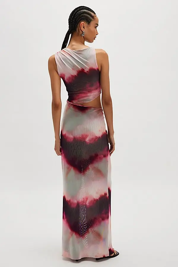 STUDIO LEXI Fiora Dress - Pink Ombre Print