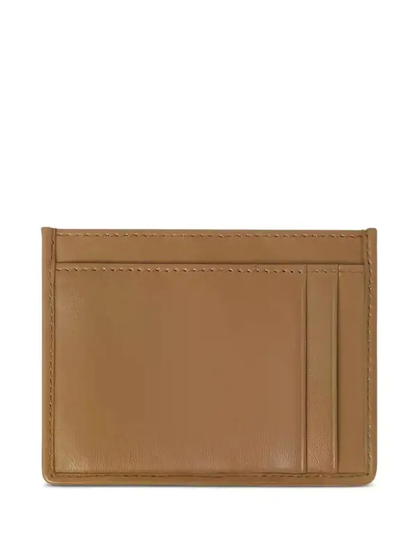 Miu Miu Matelassé Nappa Leather Cardholder - Brown
