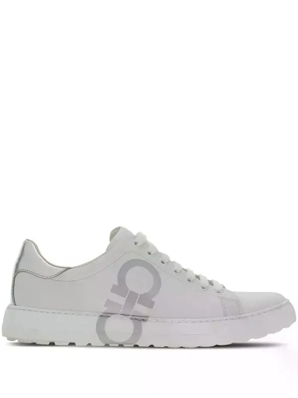 FERRAGAMO Gancini-print Lace-up Sneakers