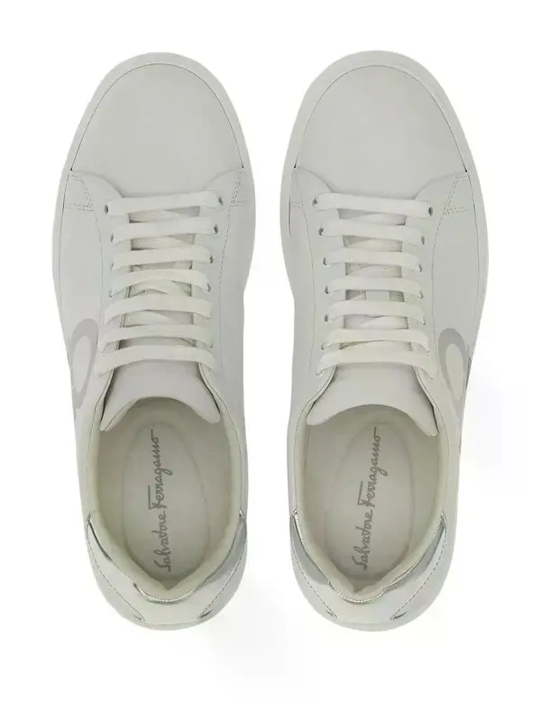 FERRAGAMO Gancini-print Lace-up Sneakers