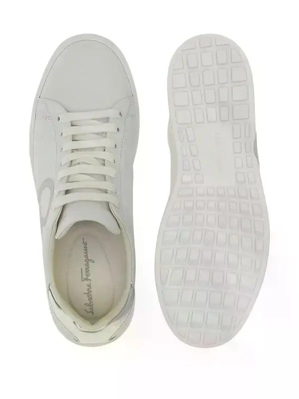 FERRAGAMO Gancini-print Lace-up Sneakers