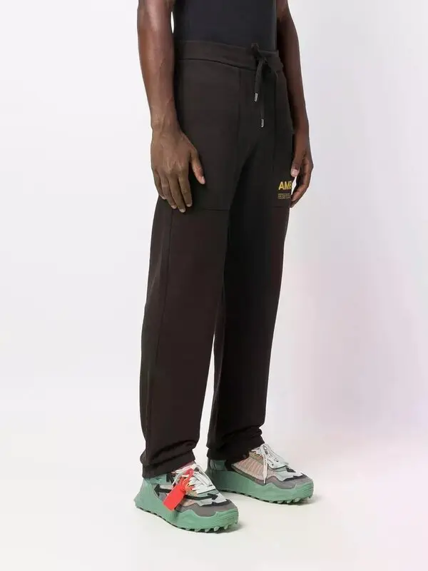 AMBUSH Logo-print Track Pants - Brown