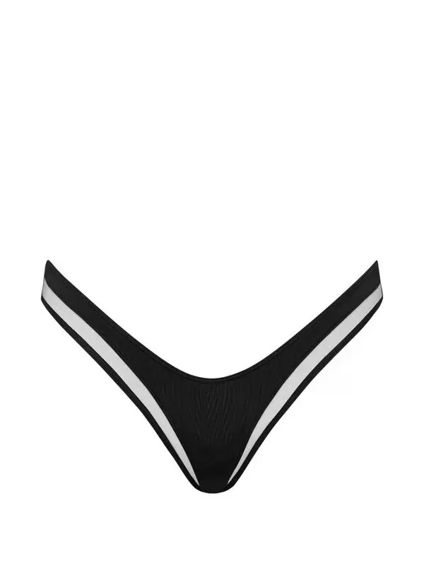 MAISON CLOSE Pure Tentation High-cut Thong - Black