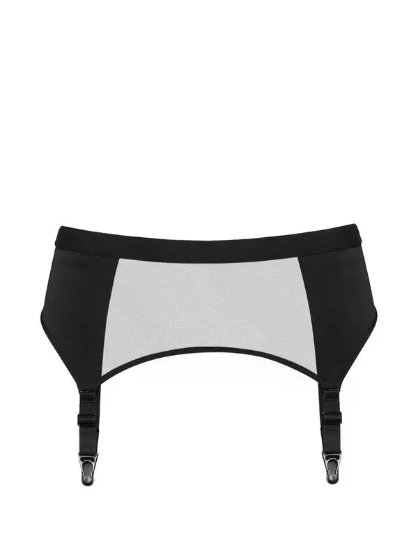 MAISON CLOSE Pure Tentation Garter Belt - Black