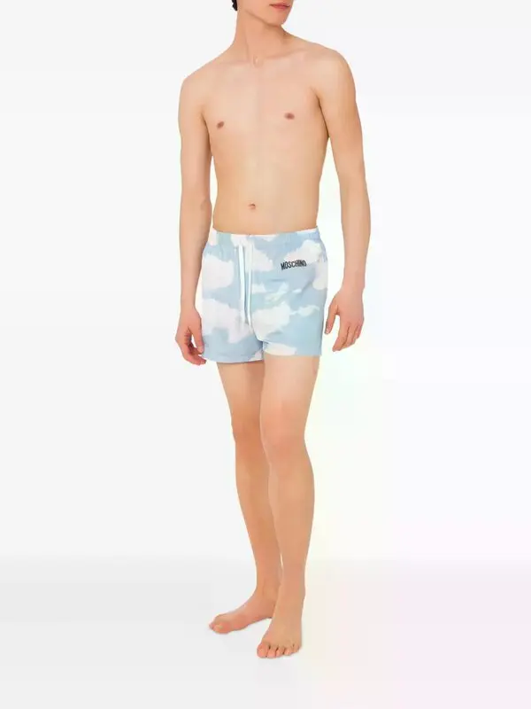 Moschino Cloud-print Swim Shorts