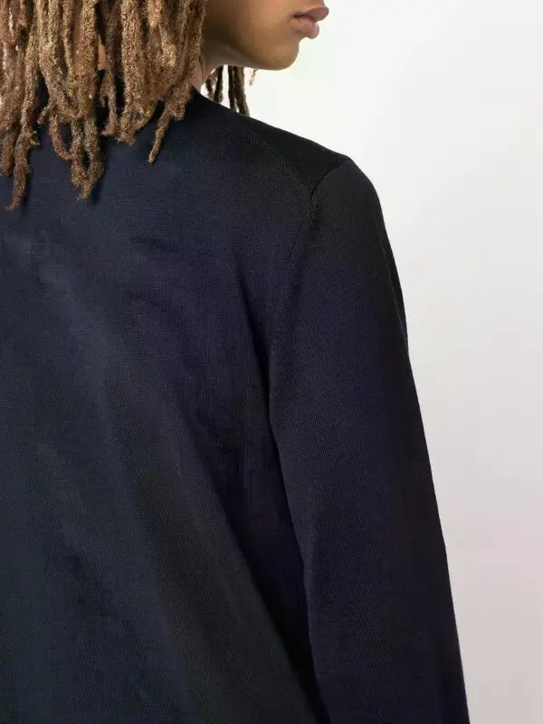 BOSS Crewneck Virgin Wool Jumper - Blue