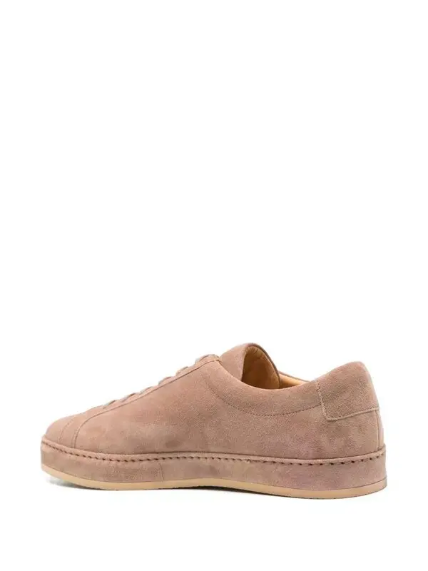 Tagliatore Suede Lace-up Sneakers - Neutrals