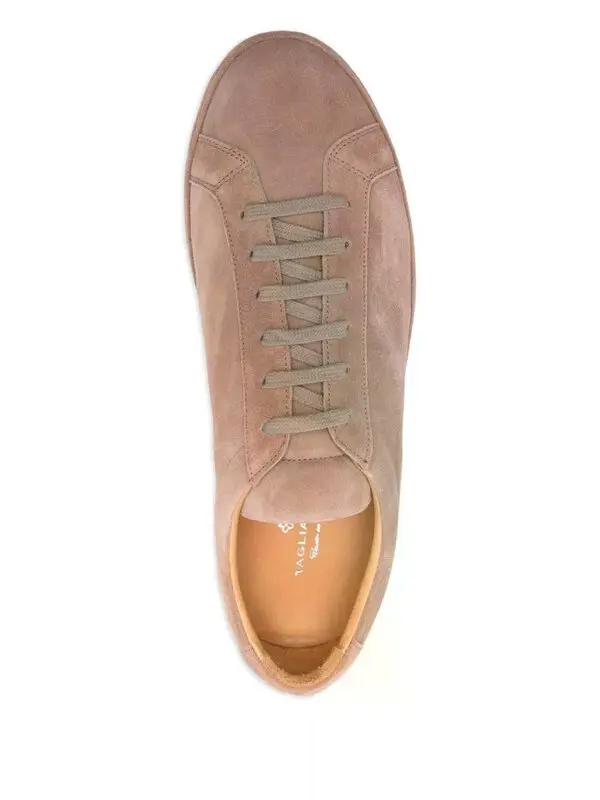 Tagliatore Suede Lace-up Sneakers - Neutrals