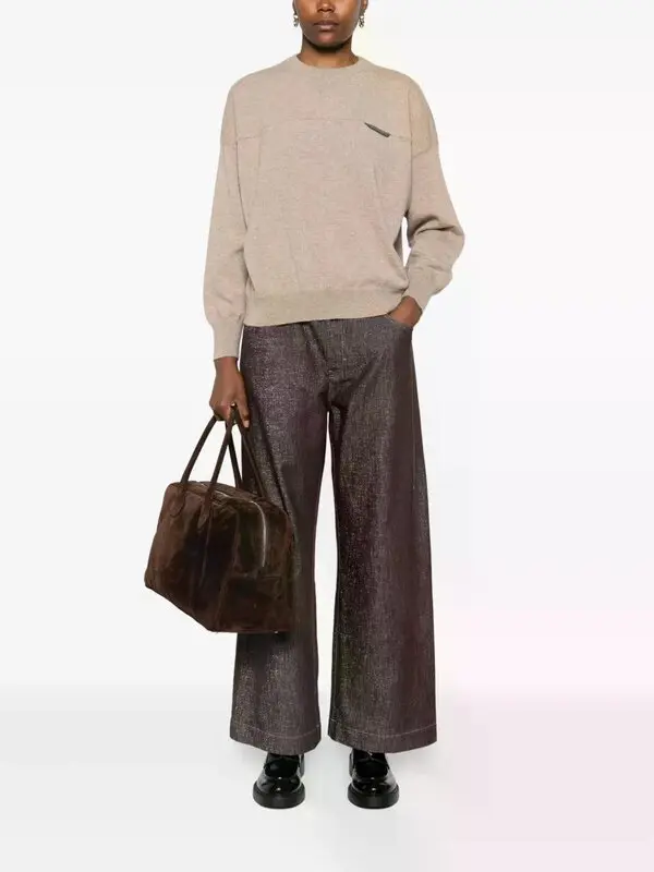 Brunello Cucinelli Monili-embellished Sweater