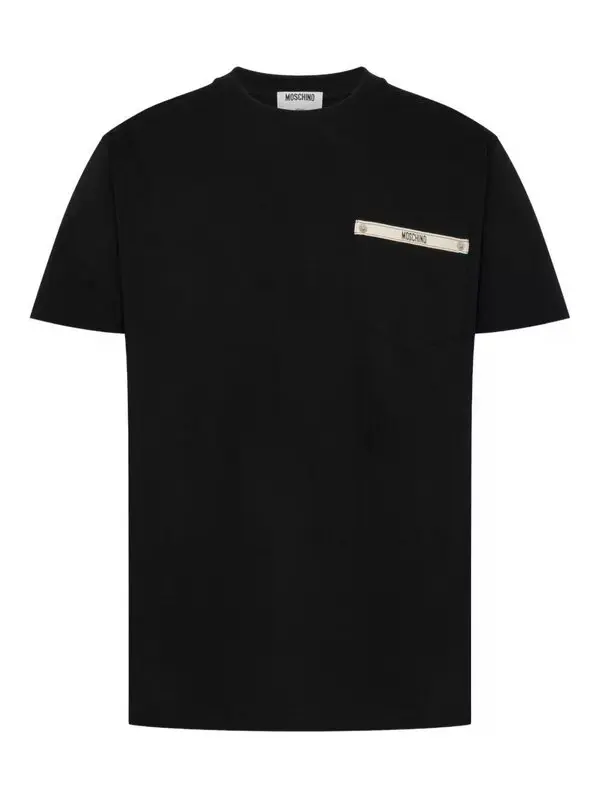 Moschino Pocket-detail T-shirt - Black