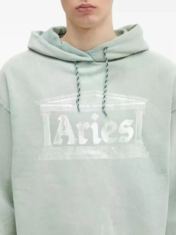 Aries Temple-logo Hoodie