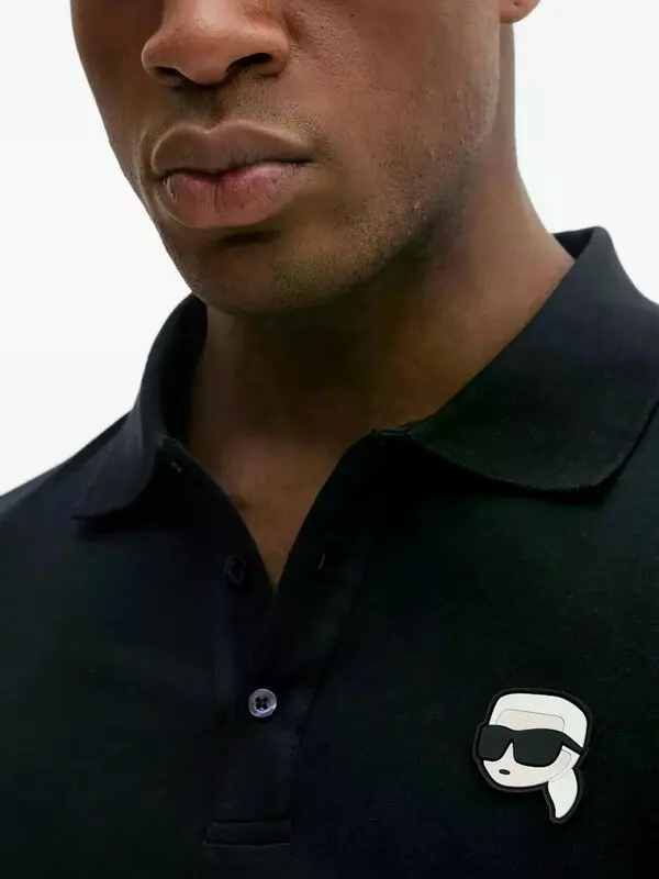Karl Lagerfeld Logo Polo Shirt