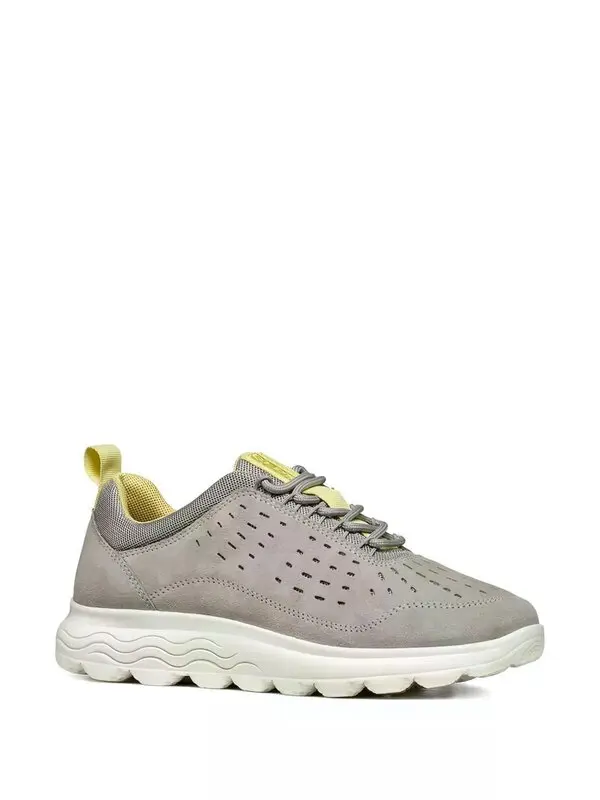 Geox Spherica Perforated-detail Sneakers - Neutrals
