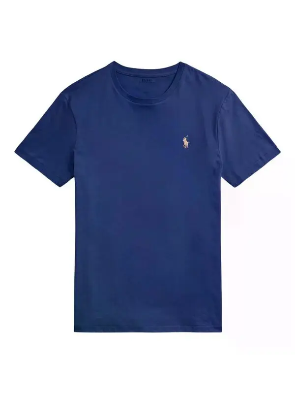 Polo Ralph Lauren Embroidered-logo T-shirt - Blue