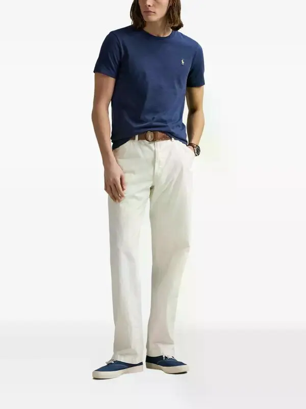 Polo Ralph Lauren Embroidered-logo T-shirt - Blue