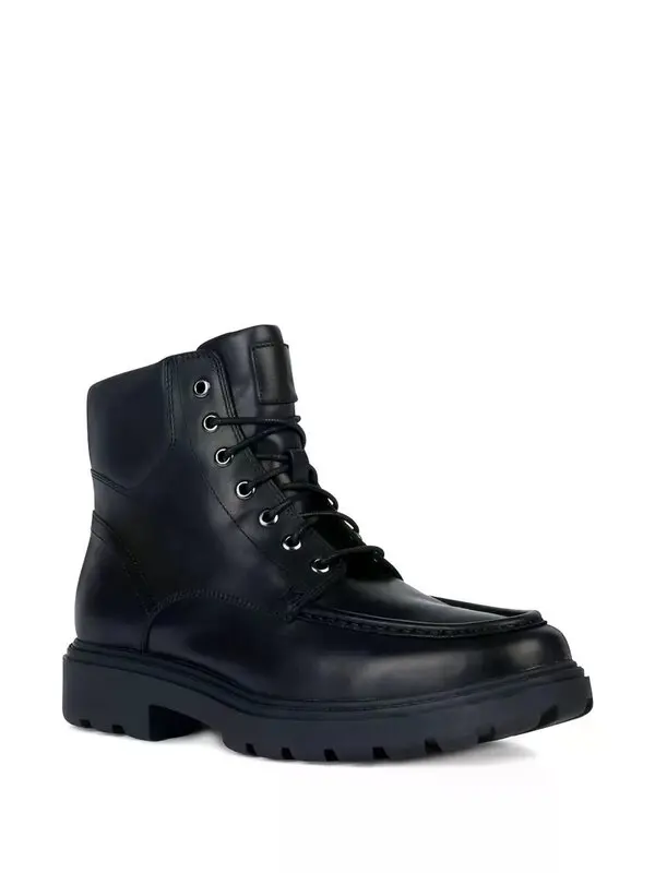 Geox Lace-up Leather Boots