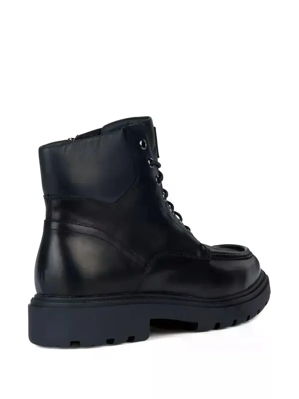 Geox Lace-up Leather Boots