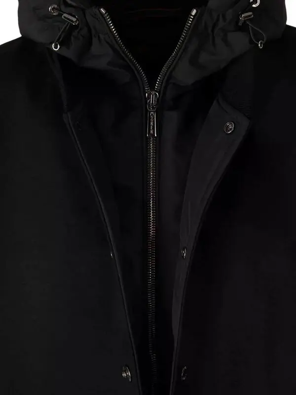 MOORER Callum Hooded Jacket - Black