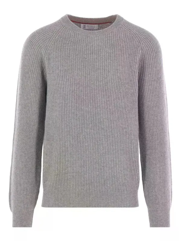 Brunello Cucinelli Ribbed Crew-neck Sweater