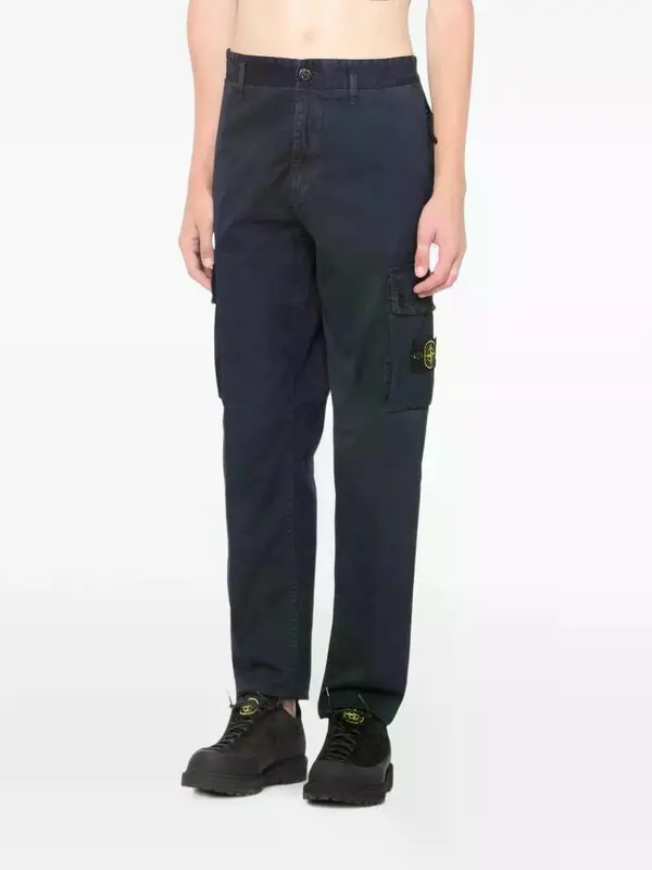 Stone Island Cargo-pocket Trousers - Blue