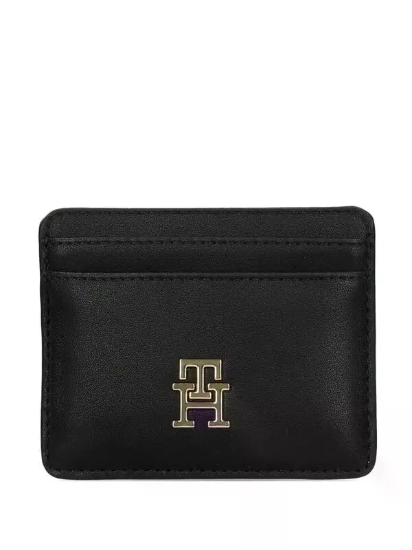 Tommy Hilfiger Logo-plaque Cardholder - Black