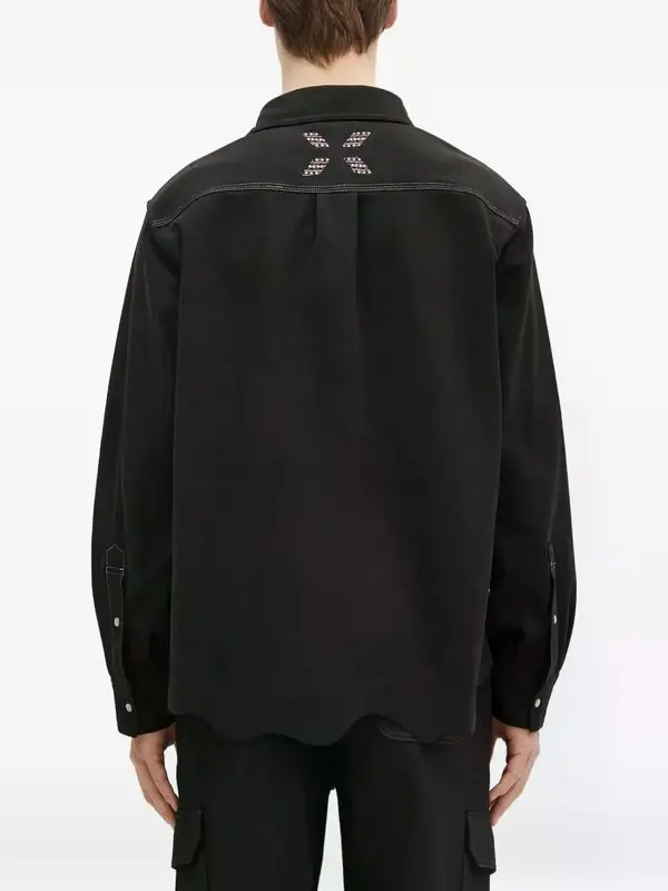 Andersson Bell Embroidered Yoke Shirt