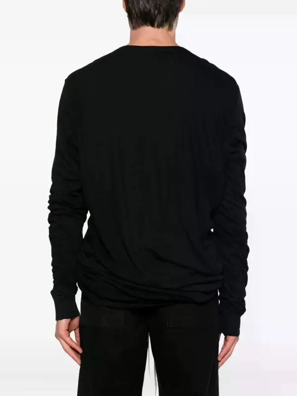 Rick Owens Organic Cotton T-shirt - Black