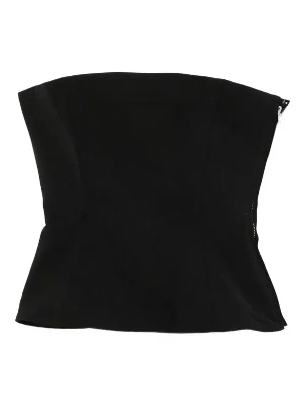 JEAN PAUL GAULTIER Strapless Corset Top - Black