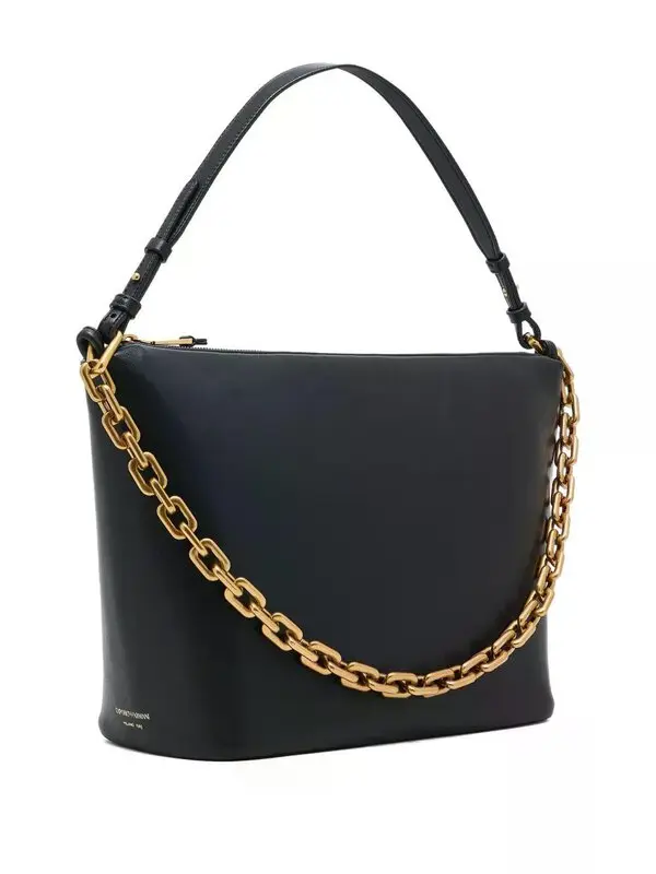 Emporio Armani Medium Leather Tote Bag