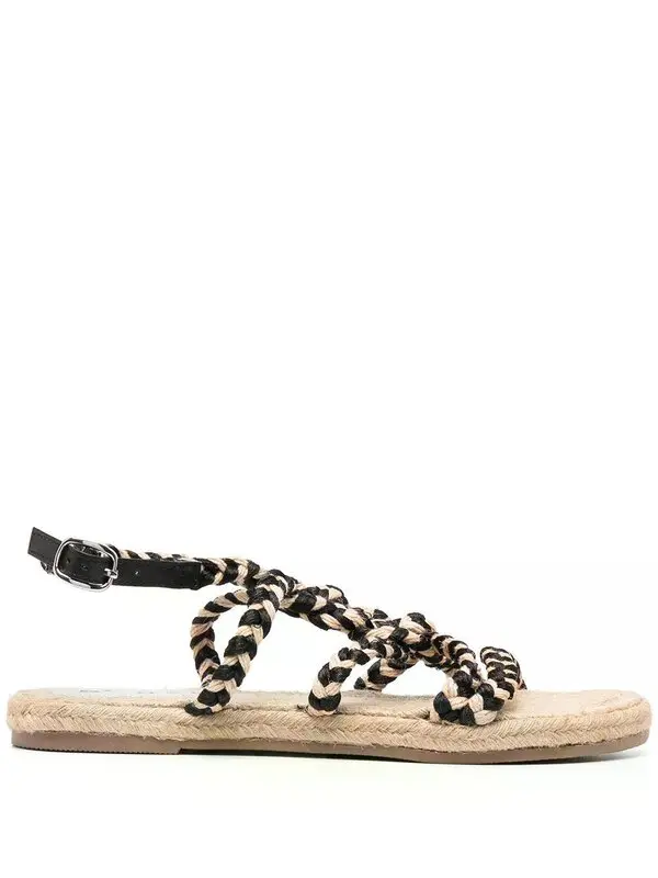 Manebí Flat Rope Sandals - Neutrals