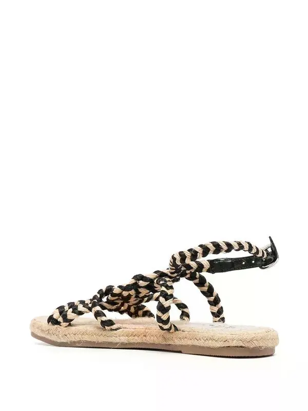 Manebí Flat Rope Sandals - Neutrals