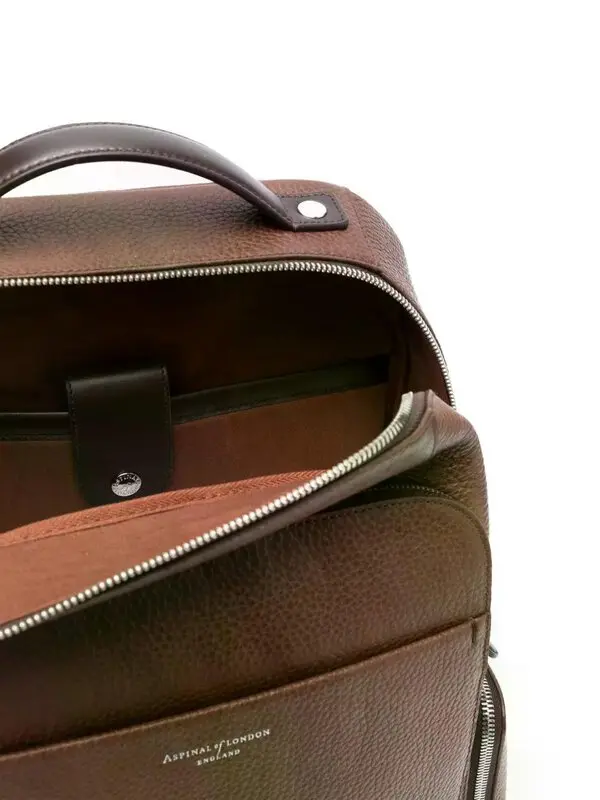 ASPINAL OF LONDON Reporter Leather Backpack