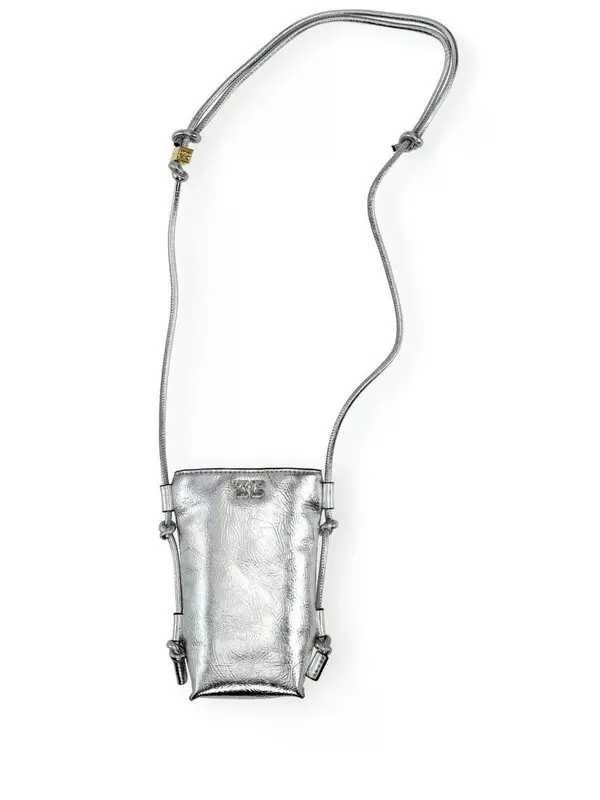 GANNI Metallic Cross Body Bag