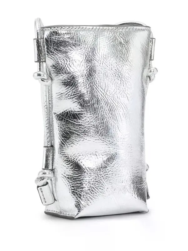 GANNI Metallic Cross Body Bag