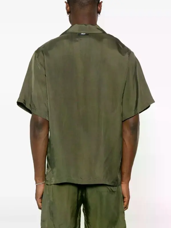MSGM Logo-embroidered Shirt