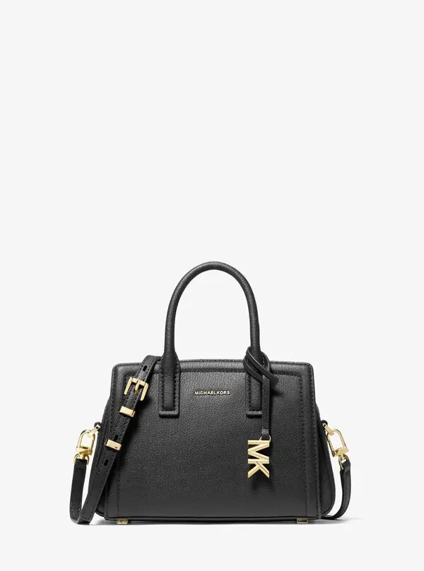 Michael Kors Laila Extra-small Leather Crossbody Bag - Black