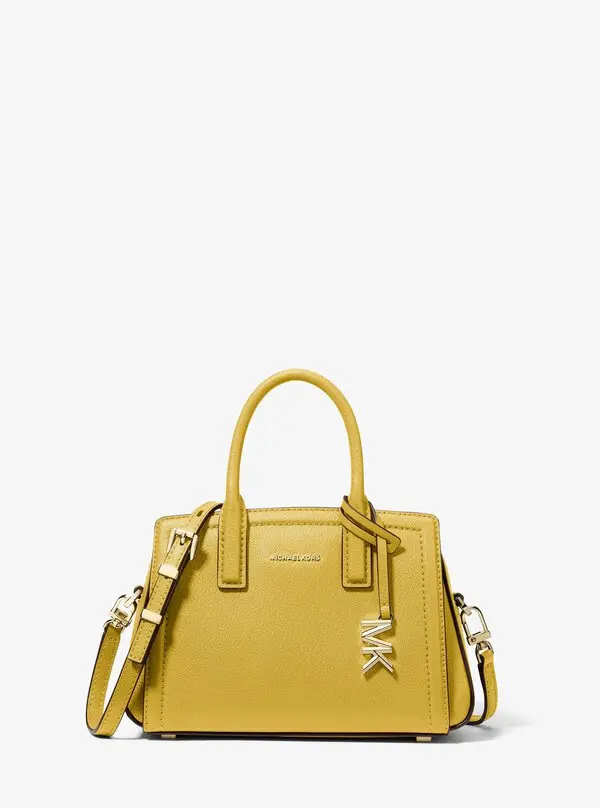 Michael Kors Laila Extra-small Leather Crossbody Bag - Green